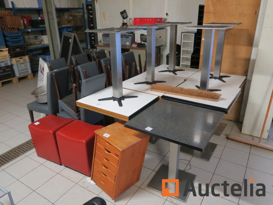 Tabels, chairs, ottomans - Horeca - Work tables - auctelia.com
