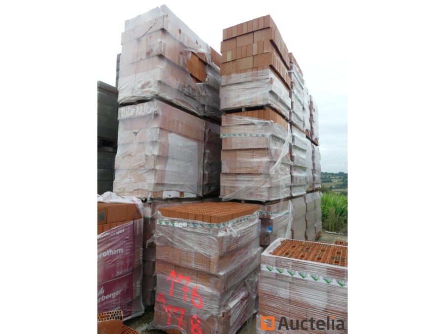Terracotta blocks (9 pallets) - Construction materials - auctelia.com