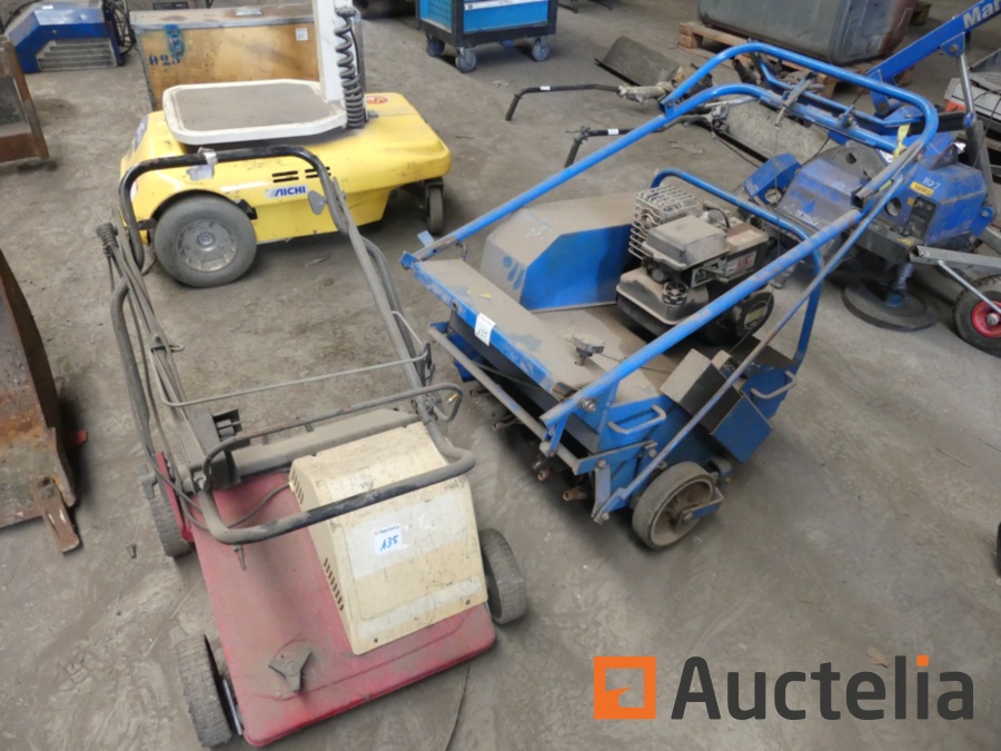 Thermal floor aerator Trolley for BLUEBIRD 530 garden, electric scarif ...