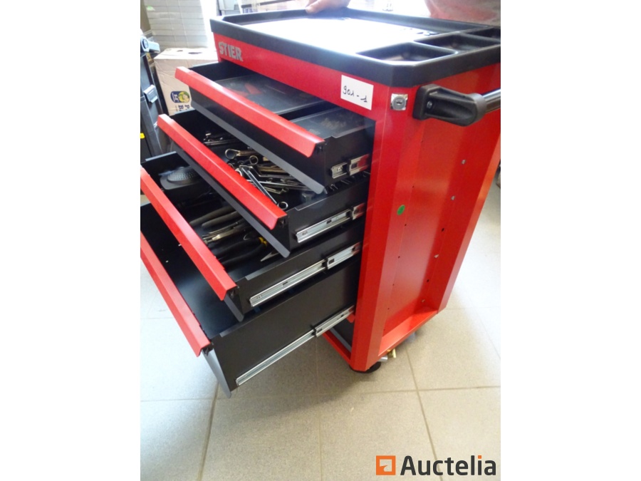 Tool Trolley 5 drawers Stier - Metalworking - auctelia.com