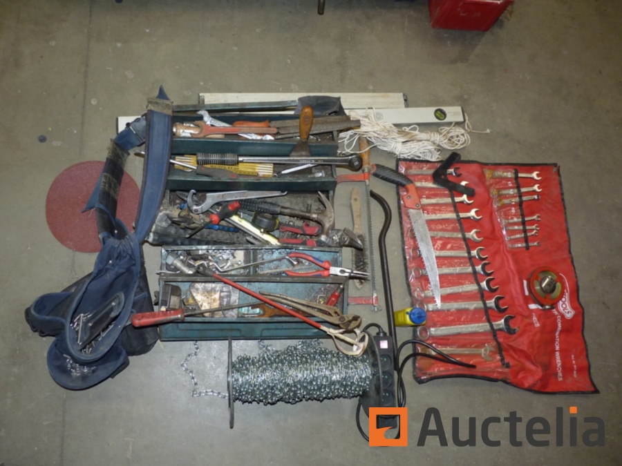 Toolbox, mixed flat keys, racagnac Facom ... - Construction - Others ...
