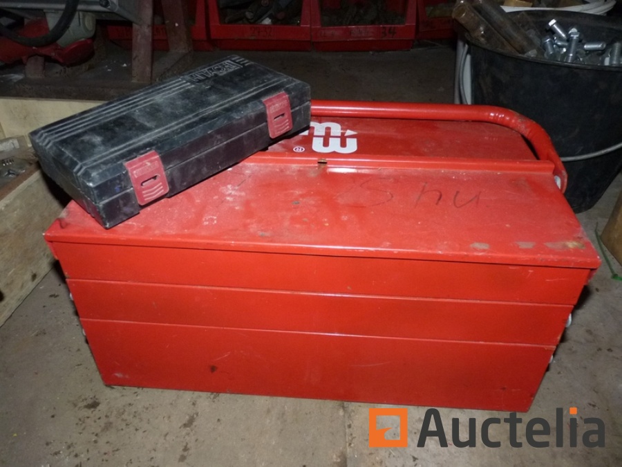 Toolbox, Socket set and Hitachi bits - Hand tools - auctelia.com