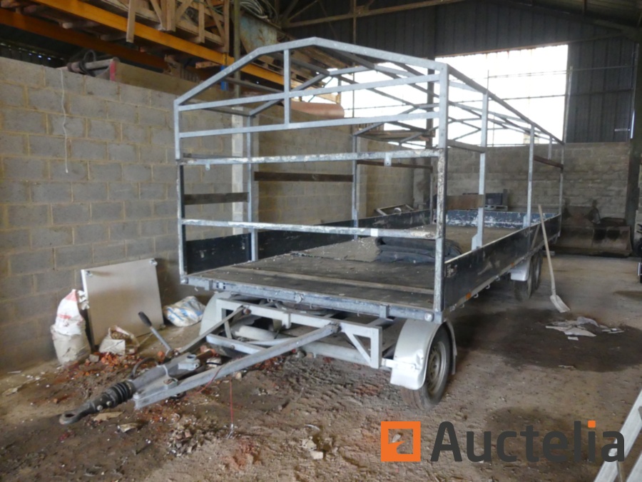 Trailer plate with rotating front axle Drowa DR3503/1 - Trailers ...