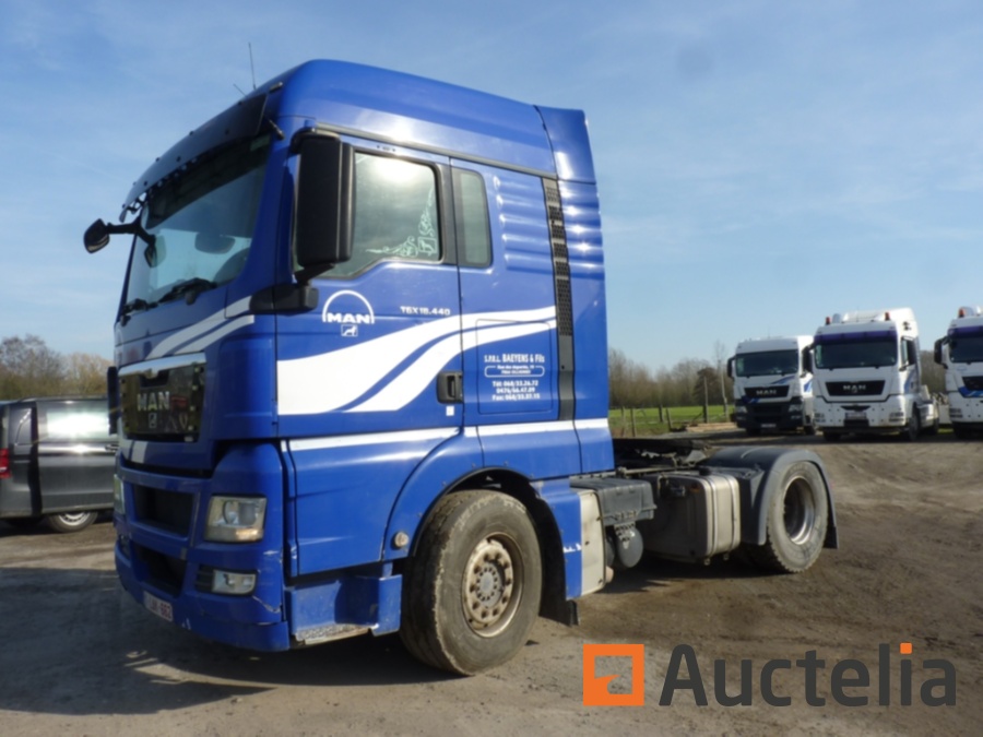 Truck tractor Man TGX 198.440 (4x2) (2011-805413 km) used at auction ...
