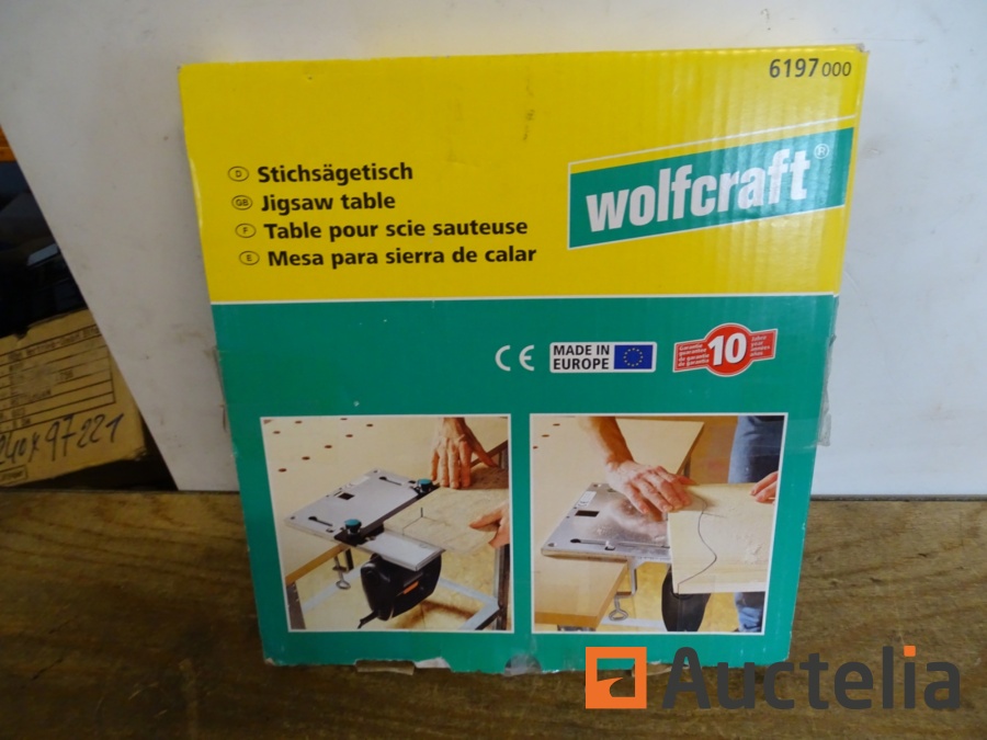 Universal Table for jigsaw WOLFCRAFT 6197000 - Woodworking - auctelia.com