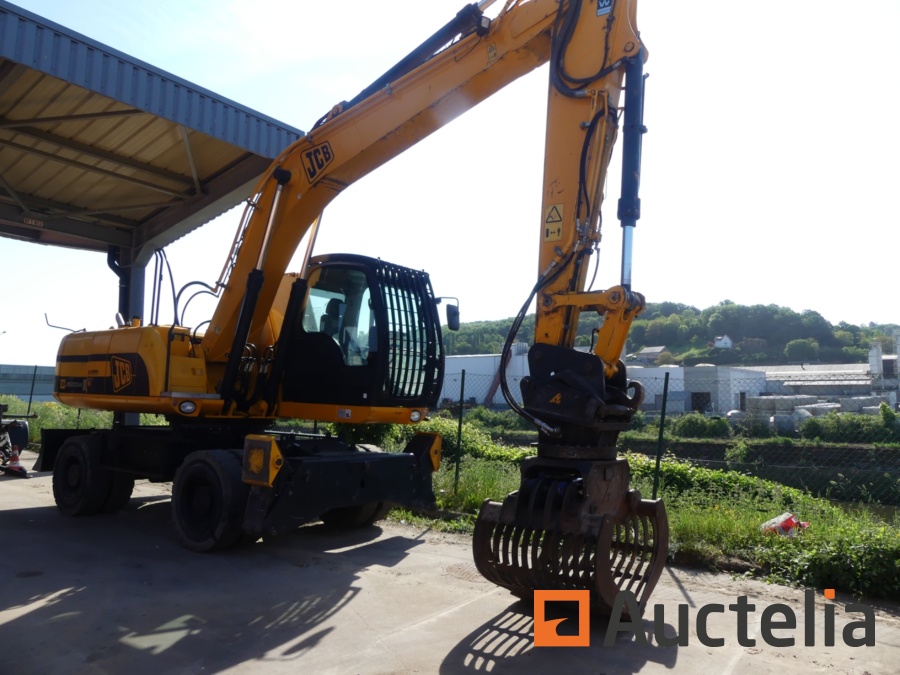 Wheeled excavator JCB JS200W used at auction - Auctelia