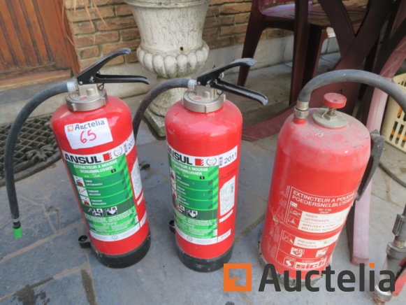 2 extincteurs Ansul, 1 extincteur Sicli - Autres industries - Divers - auctelia.com