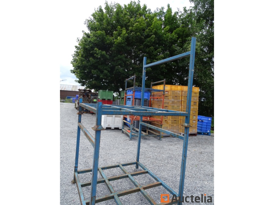2 Racks métallique empilables - Accessoires - Rack métallique ...
