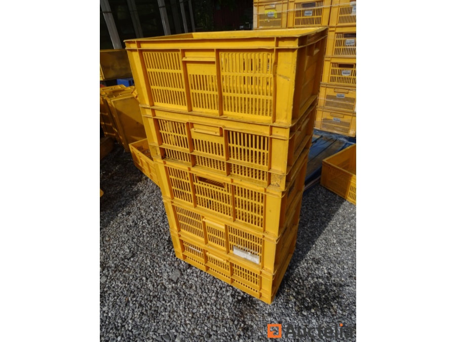 50 Bacs de rangement plastique Parois ajouré/ fond fermé - Stockage ...