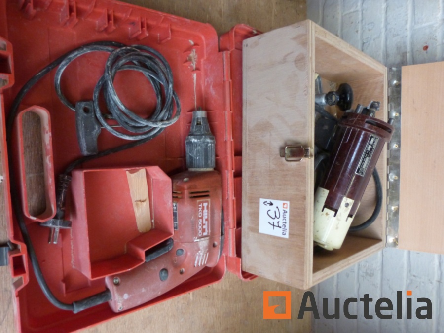 Affleureuse Holz Her K5S, visseuse Hilti TKD5000 - Autres matériels TP ...