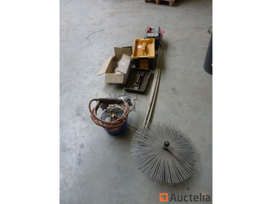 Chalumeau Siever-Matic S, baguette de ramonage, boîtes à outils vides ...