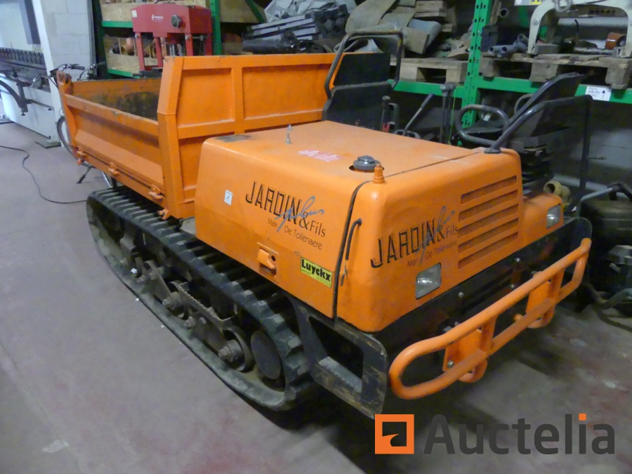 Dumper sur chenilles Hitachi EG30 avec benne basculante arrière d ...