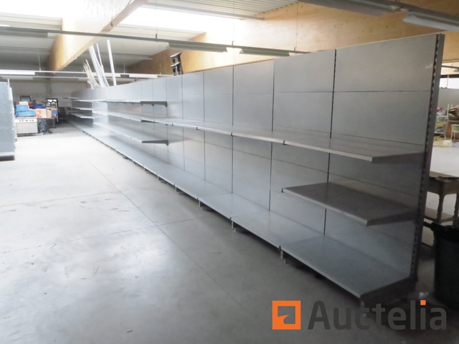 Etagères présentoirs en métal pour magasin - Manutention & Stockage ...