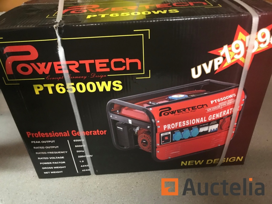 Générateur Powertech PT6500WS - Construction / Génie civil - Groupe él ...