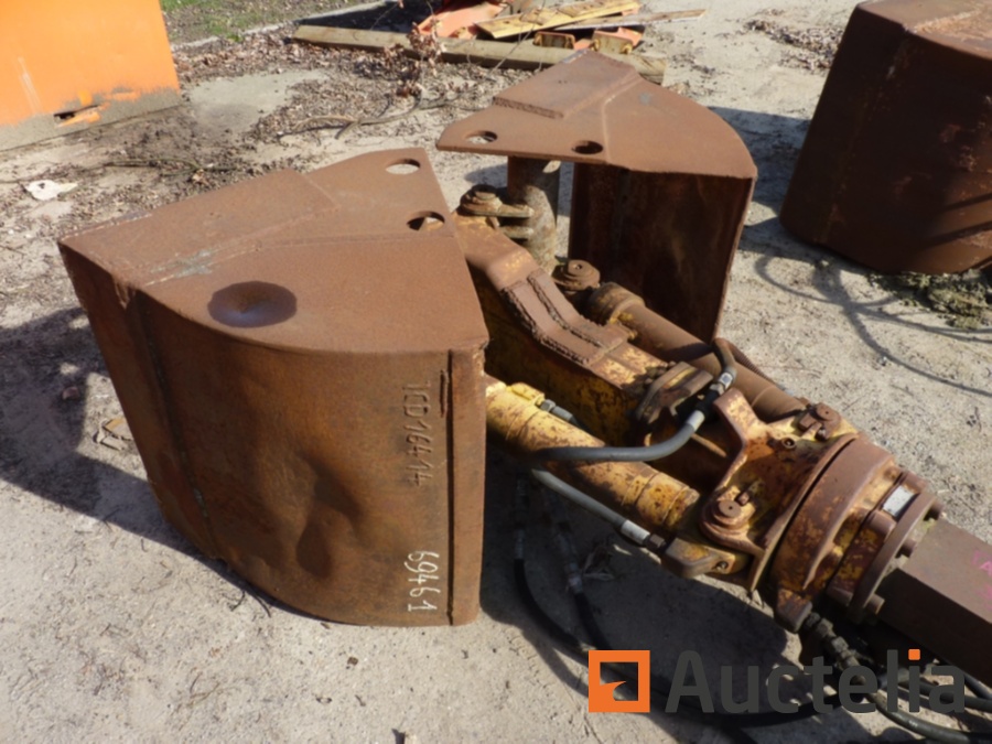 Grappin à sable pour grue avec une tête rotative et une rallonge de f ...