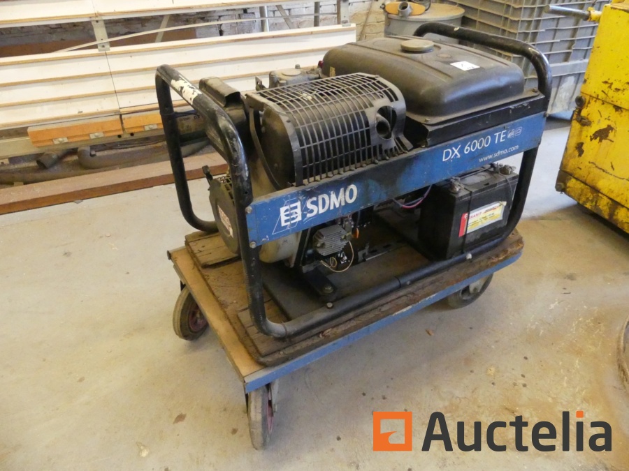 Groupe électrogène SDMO DX 6000 TE - Groupe électrogène - auctelia.com