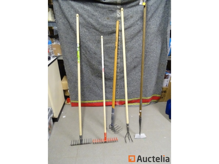 Râteau, Fourche, Trident - Matériel de jardinage - auctelia.com
