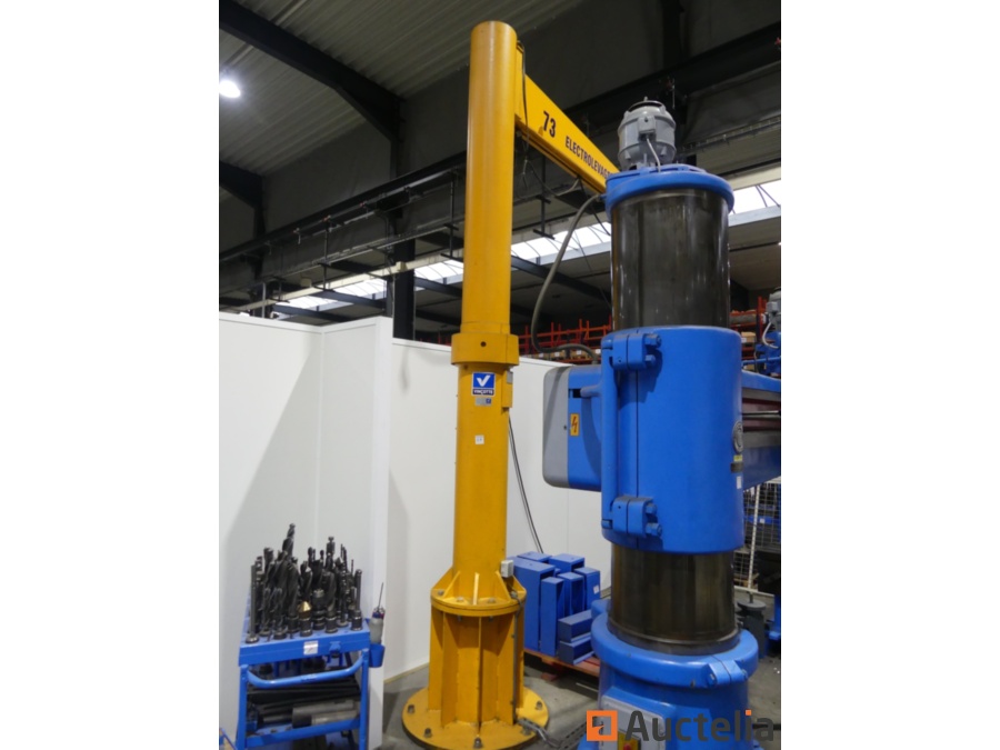 REF:73 - Potence de levage 500 kg avec palan électrique Zasche 750-4AN ...