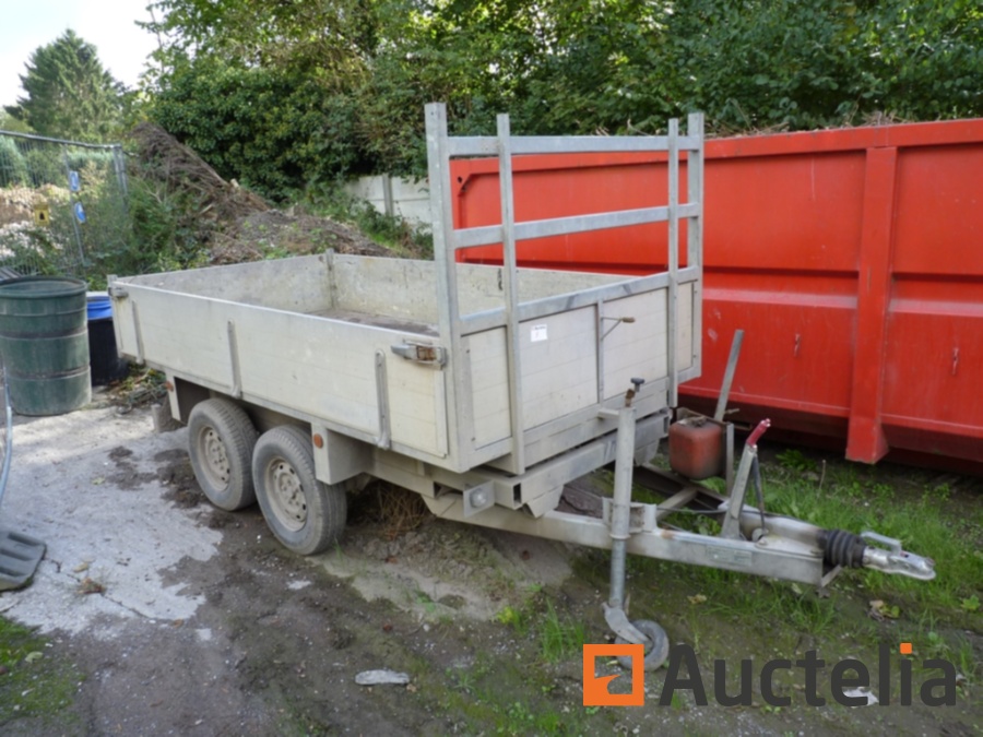 Remorque basculante double essieux B.C.W - Remorque - auctelia.com