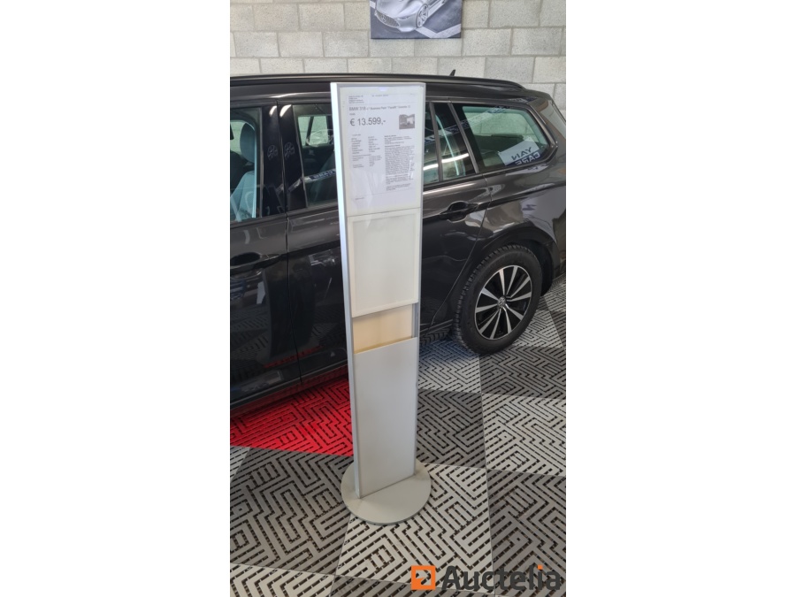 Support publicitaire sur pied A4 en Aluminium - Autres industries ...