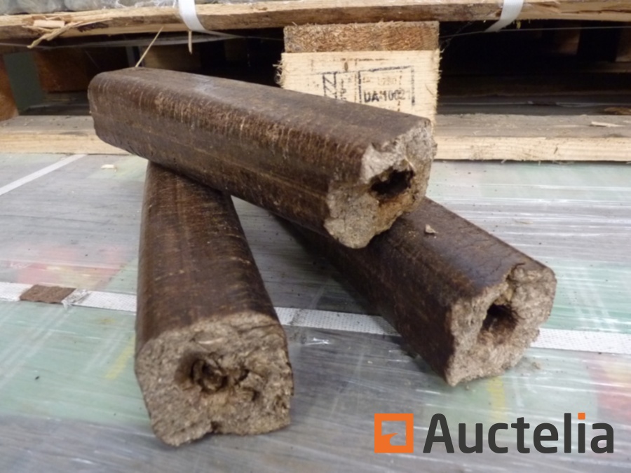 1 pallet met geperste houtblokken Florasan (1152 stuks) - Consumptiear ...