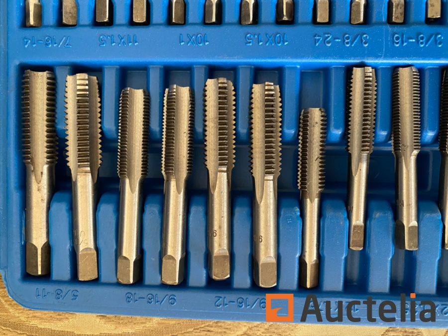 110-delige tap en snijset Metrisch en Inch maten - Bouwmachines - over ...
