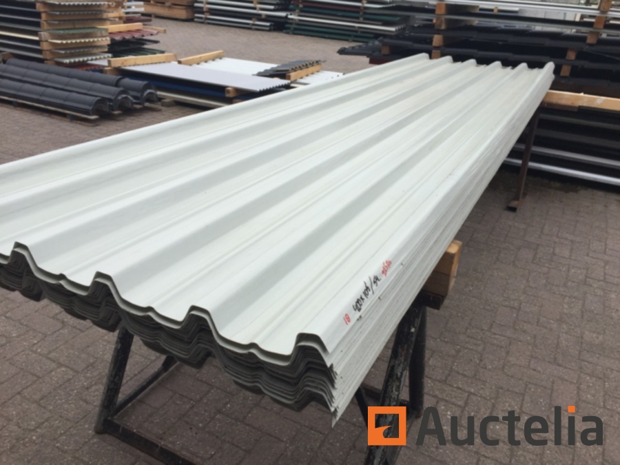 54 Dakplaten | Gevelplaten | Kunststof (400 x 105 cm - 225 m2) - Bouw ...