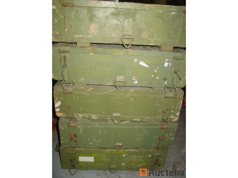 Houten Army dozen, elektrische stroomdoos, diverse elektrische onderde ...