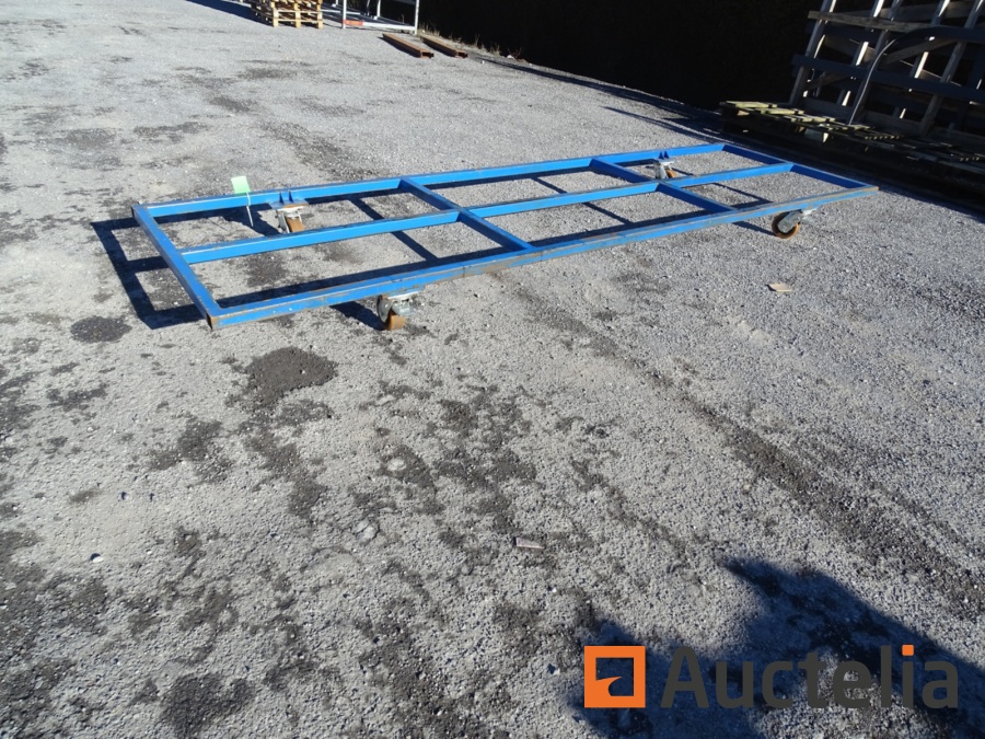 Kar 4 draaibare wielen met rem - Logistiek - Anders - auctelia.com