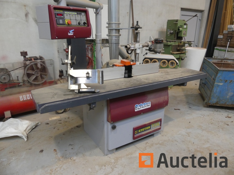 Lange tafel Houtfreesmachine met STETON T50L Head Coach - Houtbewerkin ...