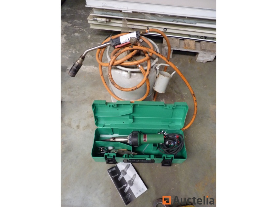 Leister Triac S warmte pistool en Sievert toorts dakdekker - Handgere ...
