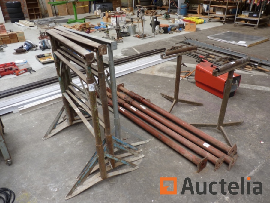 Metalen Schragen, schoren, Rollen steunen - Bouw - Bouwmachines - over ...